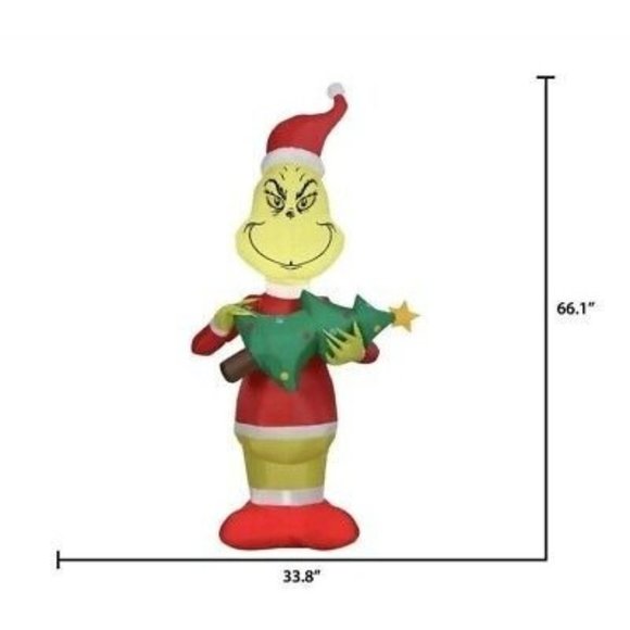 The Grinch | Holiday | The Grinch Christmas Inflatable 55 Ft Limited ...